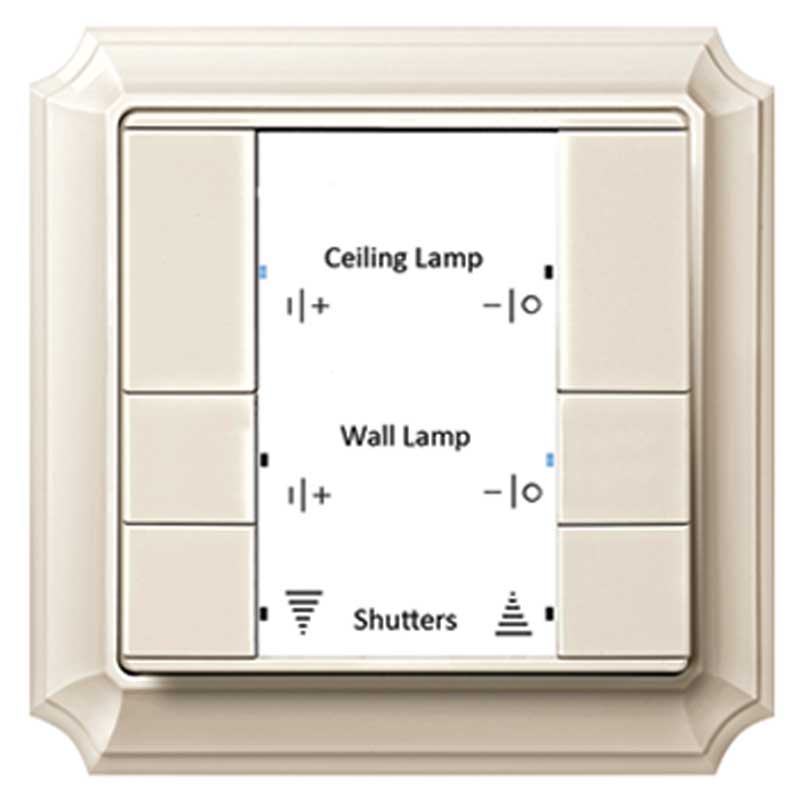 کلید هوشمند اشنایدر (مدل Push button System D / 3 gang)